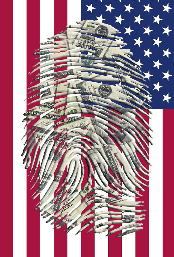 American Flag Fingerprint Stock Illustrations – 59 American Flag ...
