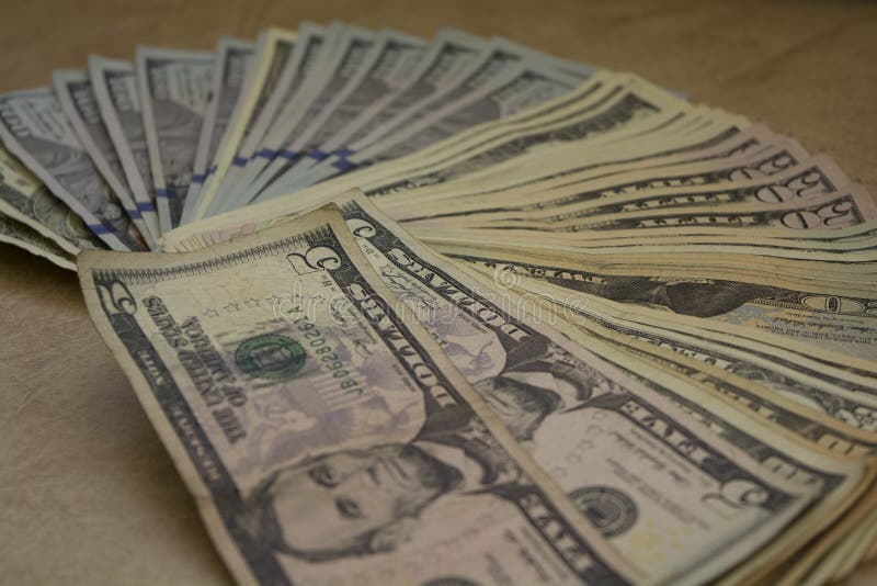 Money Spread Out Like Fan Stock Photos - Download 68 Royalty Free Photos