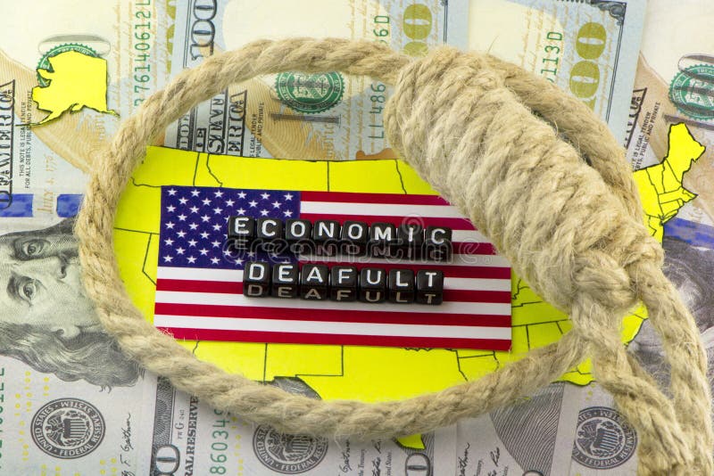 US economic default stock image. Image of decrease, finance - 79545019