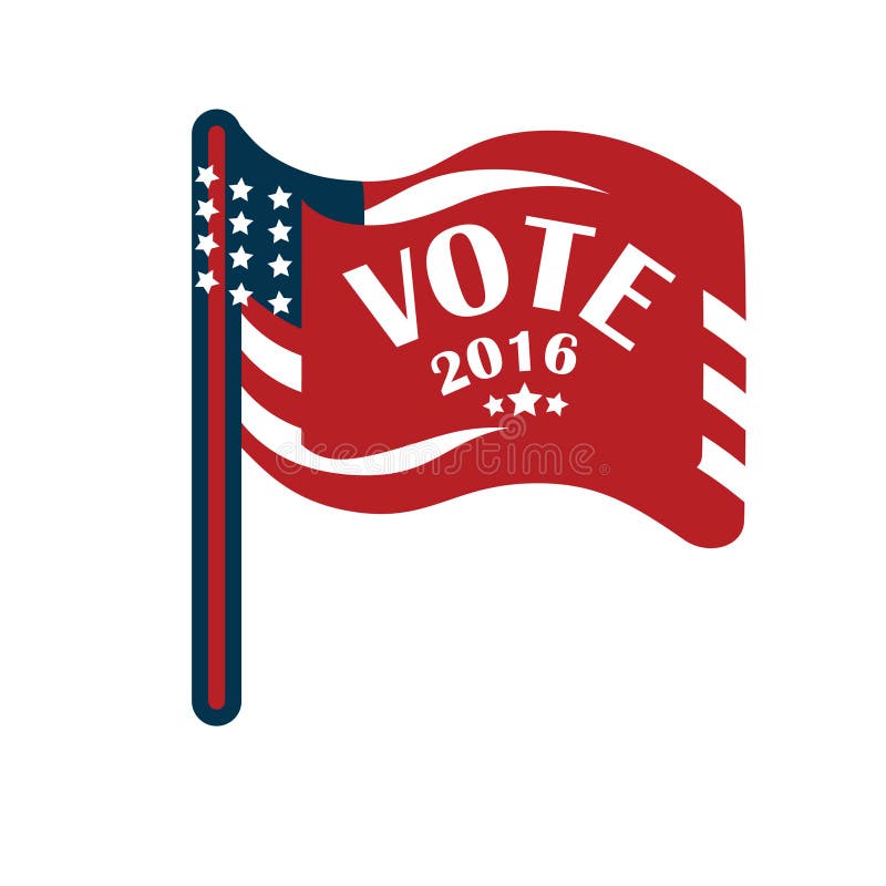 US Election Flag stock illustration. Illustration of republican - 24478308