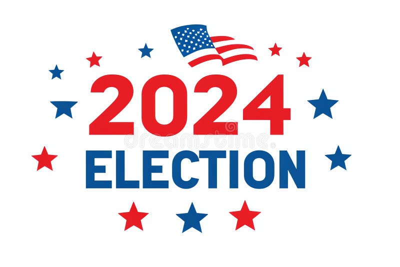 2024 US Election Sign, AI Generated Stock Illustration - Illustration ...