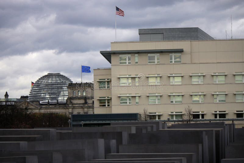 US Embassy Berlin editorial stock photo. Image of deutschland - 49949498