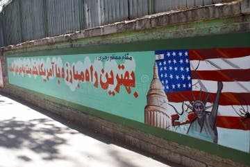 US Embassy in Tehran editorial photo. Image of eagle - 14909076