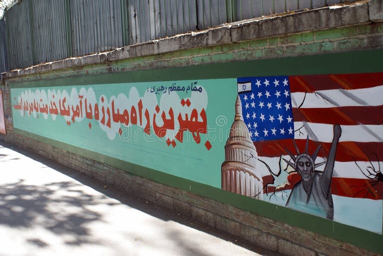 US Embassy in Tehran editorial photo. Image of eagle - 14909076