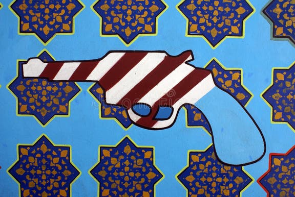 US Embassy in Tehran editorial stock photo. Image of days - 14909423