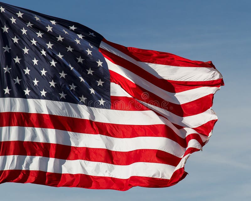 US Flag Flying stock photo. Image of memorial, independence - 24525698