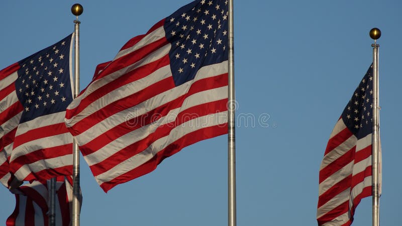 US Flags United States of America Stock Photo - Image of nation, ensign ...