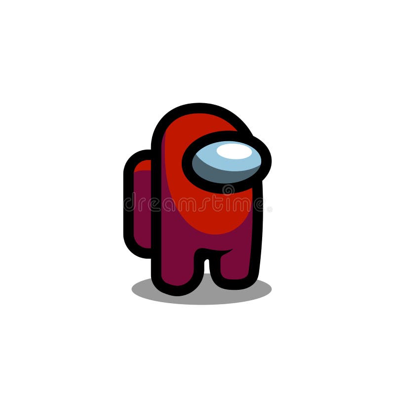 Among Us the Game Character Illustration Isolated on White Background ...