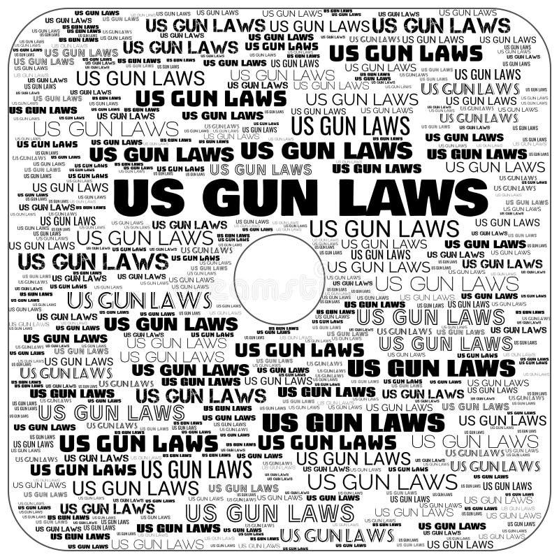 US Gun Laws Header Background Text Illustration Stock Illustration ...