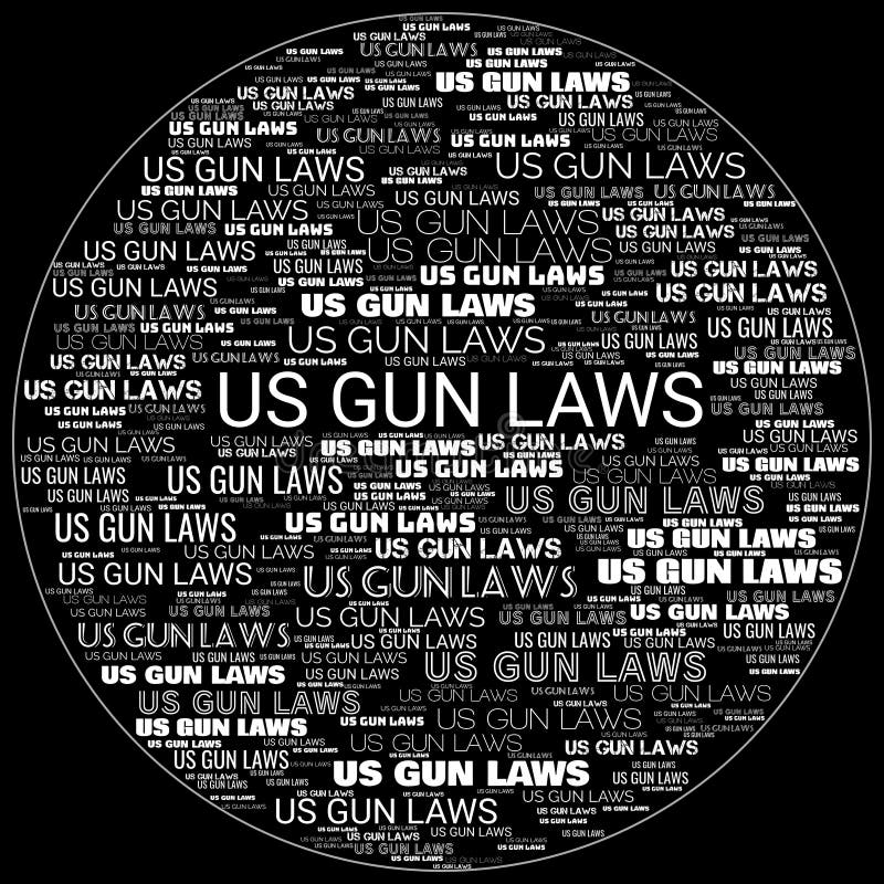 US GUN Laws Header Background Text Illustration Stock Illustration ...
