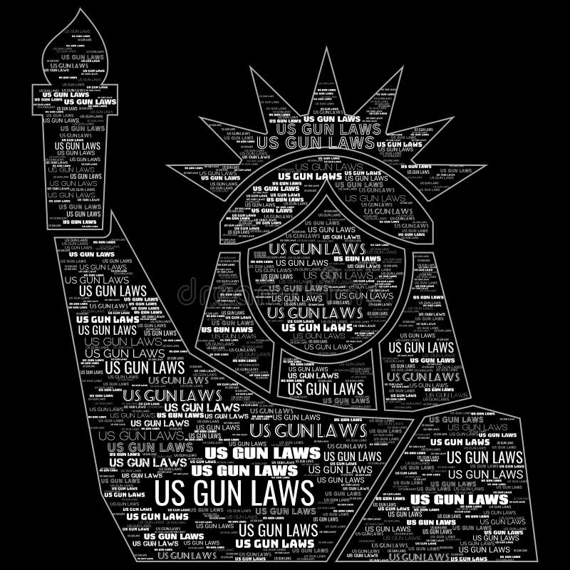 US Gun Laws Header Background Text Illustration Stock Illustration ...