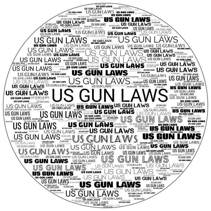 US Gun Laws Header Background Text Illustration Stock Illustration ...
