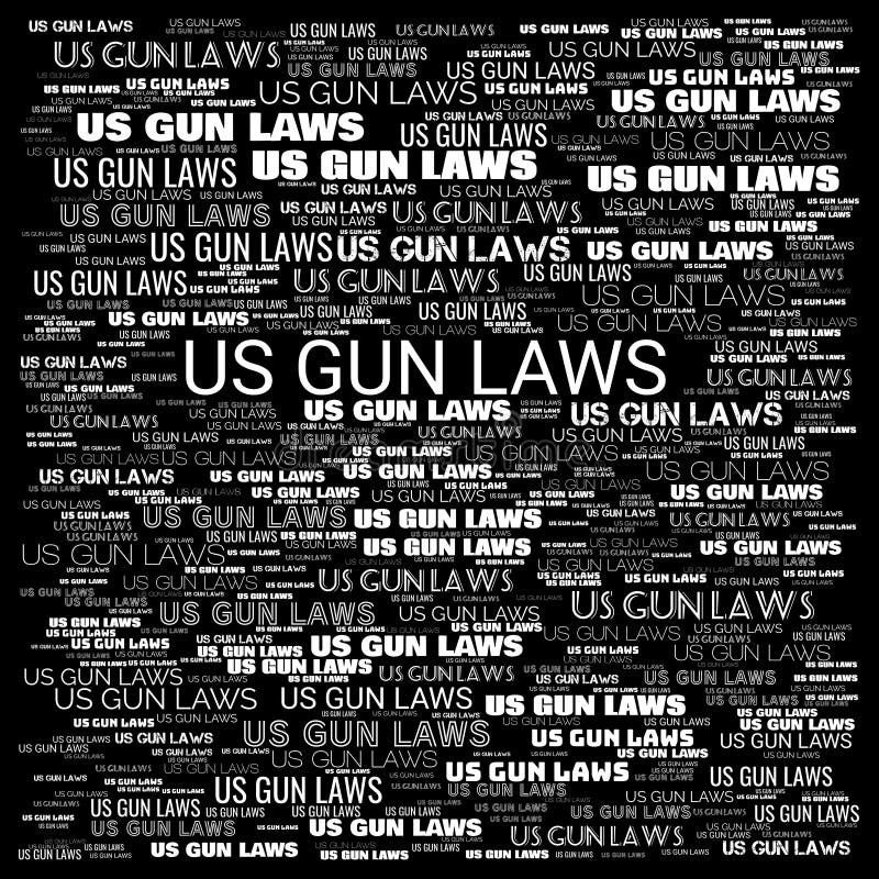 US GUN Laws Header Background Text Illustration Stock Illustration ...
