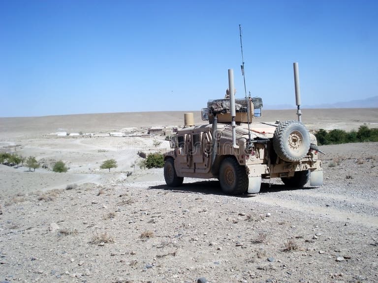 US Humvee on patrol stock image. Image of brave, courage - 13652831