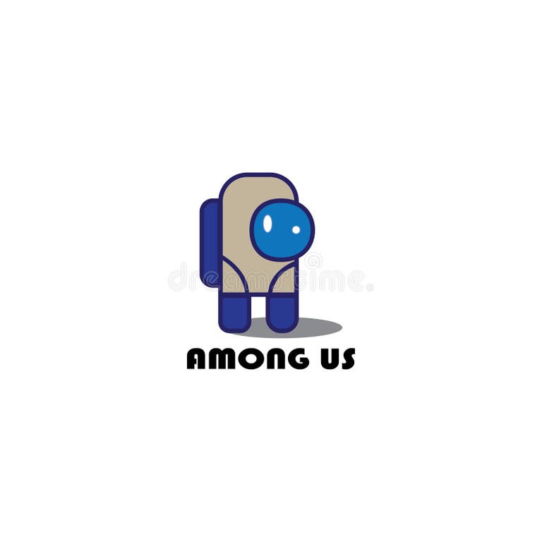 Among Us Icon Logo Vector Design Illustration Stock Vector ...