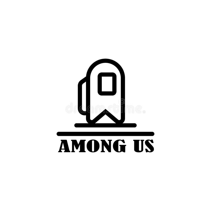 Among Us Icon Logo Vector Design Illustration Stock Vector ...