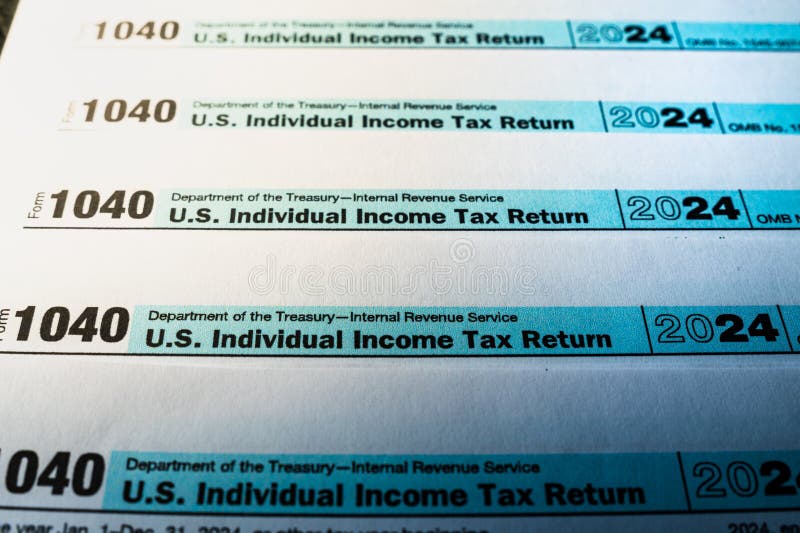 US 1040 Individual Income Tax Return Forms for the 2024 Tax Season ...