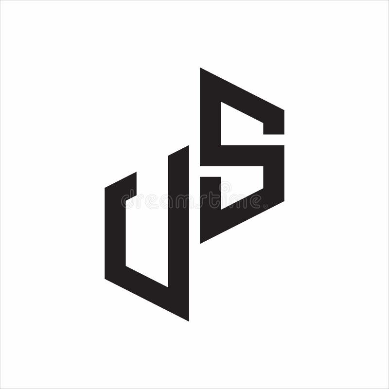 Initial Letters Logo Monogram with Up To Down Style Stock Vector ...