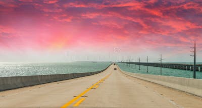 US1. Interstate of Florida, Road To Key West Stock Image - Image of ...