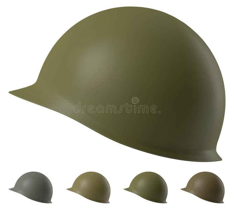 US M1 military helmet stock vector. Illustration of vintage - 185230015