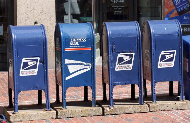 US Mail Boxes editorial image. Image of mailman, drop - 20866480