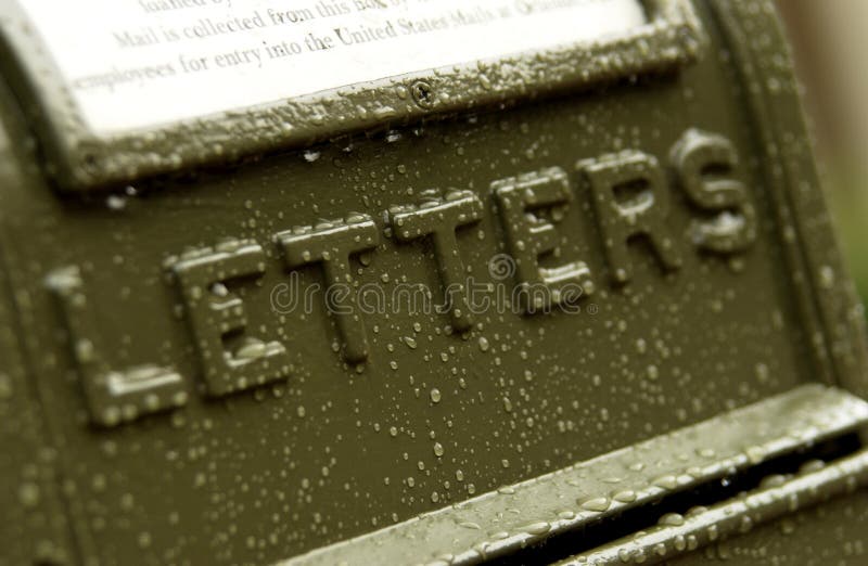 US mailbox stock image. Image of system, metal, aluminum - 22983125