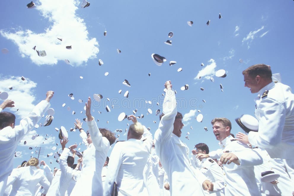 US Naval Academy Graduation Ceremony Editorial Stock Image - Image of ...