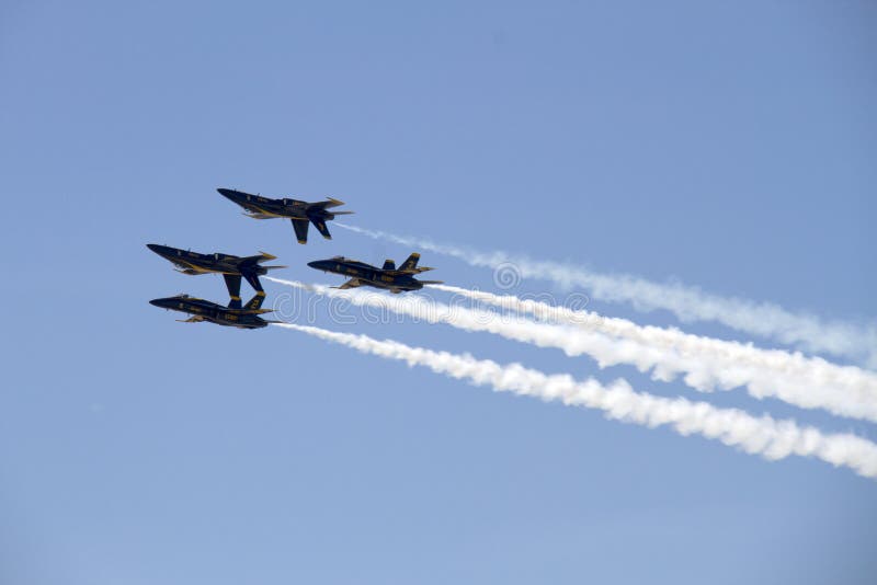 2 Blue Angles in Formation editorial stock photo. Image of blue - 139885558