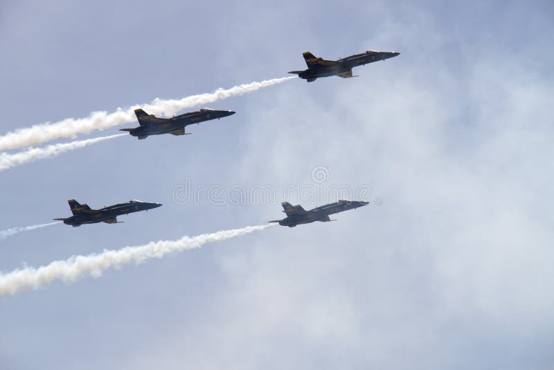 2 Blue Angles in Formation editorial stock photo. Image of blue - 139885558
