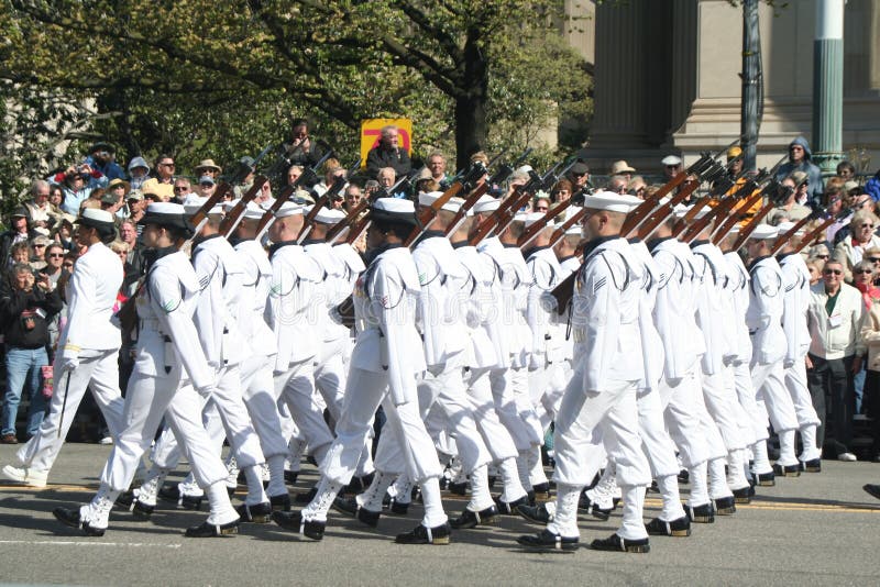 US Navy on parade editorial image. Image of states, marching - 31663725