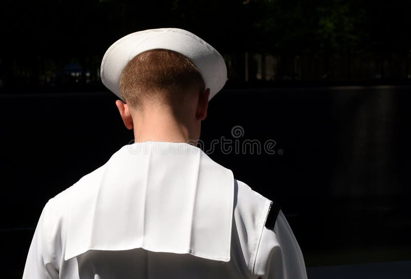 US Navy Sailors from the Back. US Navy Army. Editorial Photo - Image of ...
