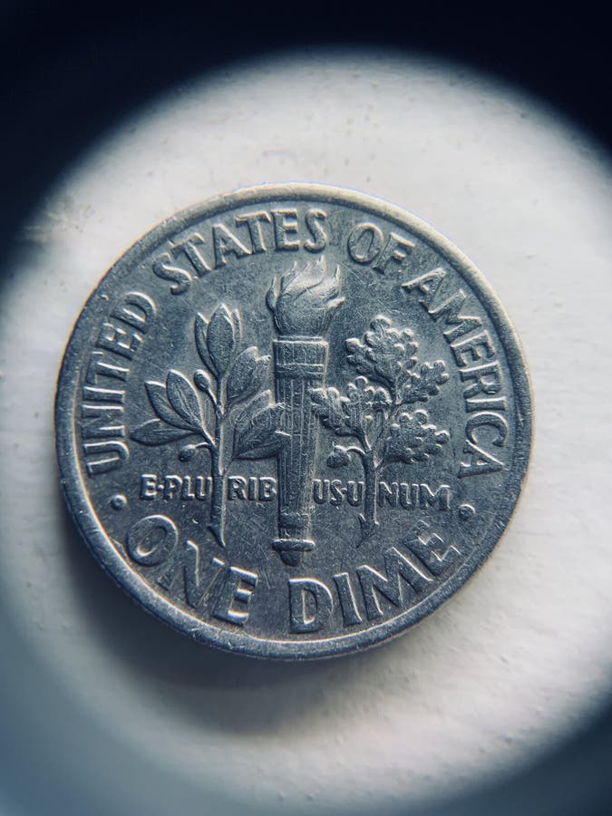 US one dime coin close up stock image. Image of silver - 178610155