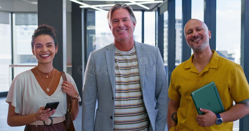 About Us, People and Happy at Office with Technology for Teamwork and ...