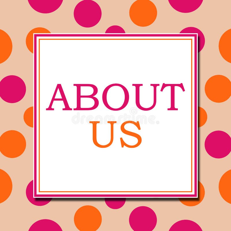 Introduction Pink Orange Floral Horizontal Stock Illustration ...