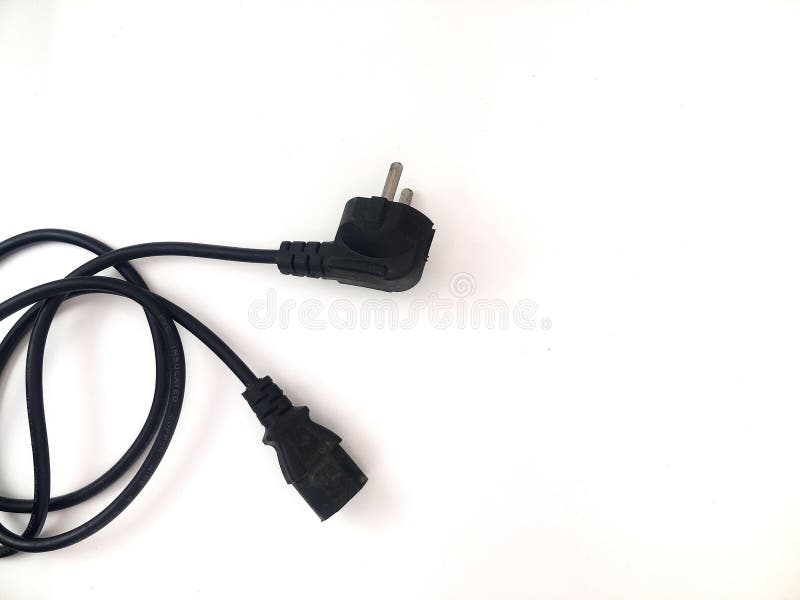 US Plug, EU Plug Cable, Computer Power Supply Universal Cable Stock ...