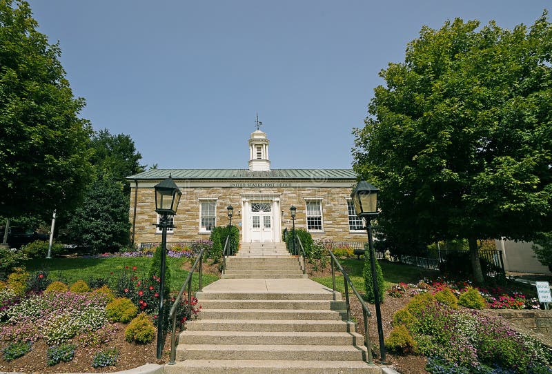 The US Post Office Building in Historic Downtown Boone North Carolina ...