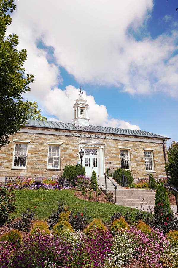 The US Post Office Building in Historic Downtown Boone North Carolina ...