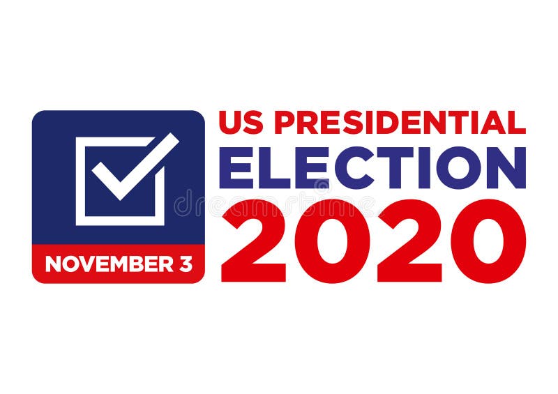 2020 United States of America Presidential Election Banner. Stock ...