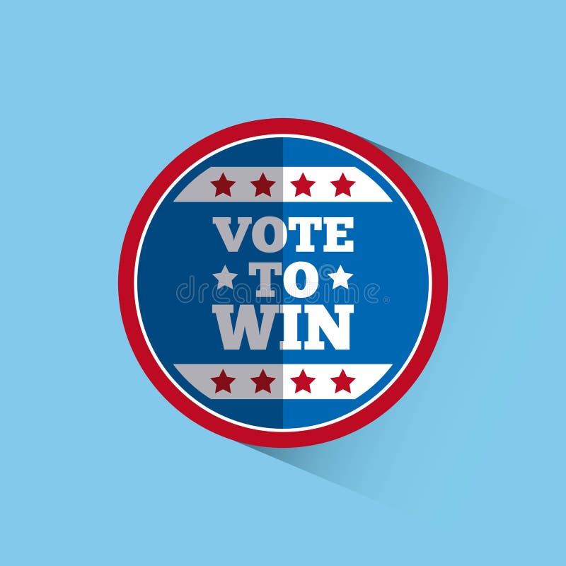 US Presidential Voting Concept Stock Illustration - Illustration of ...