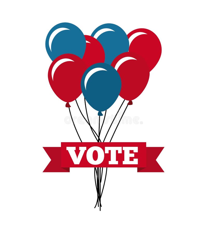 US Presidential Voting Concept Stock Illustration - Illustration of ...
