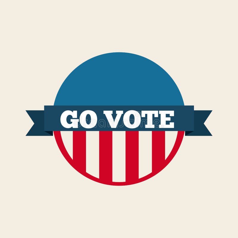 US Presidential Voting Concept Stock Illustration - Illustration of ...