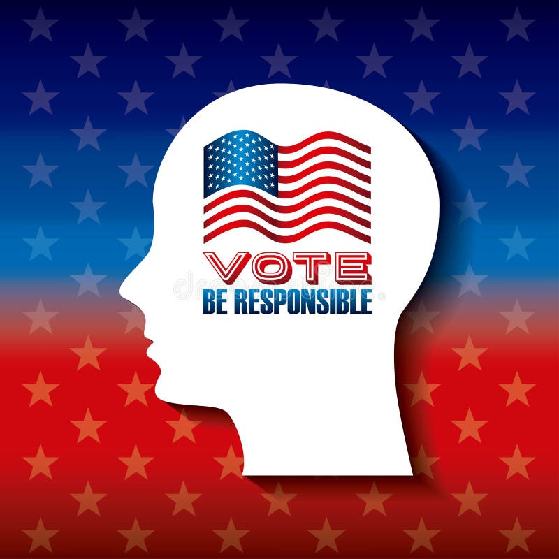 US Presidential Voting Concept Stock Vector - Illustration of politics ...