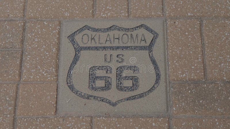 US 66 Route 66 in Oklahoma stock image. Image of oklahoma - 178826969