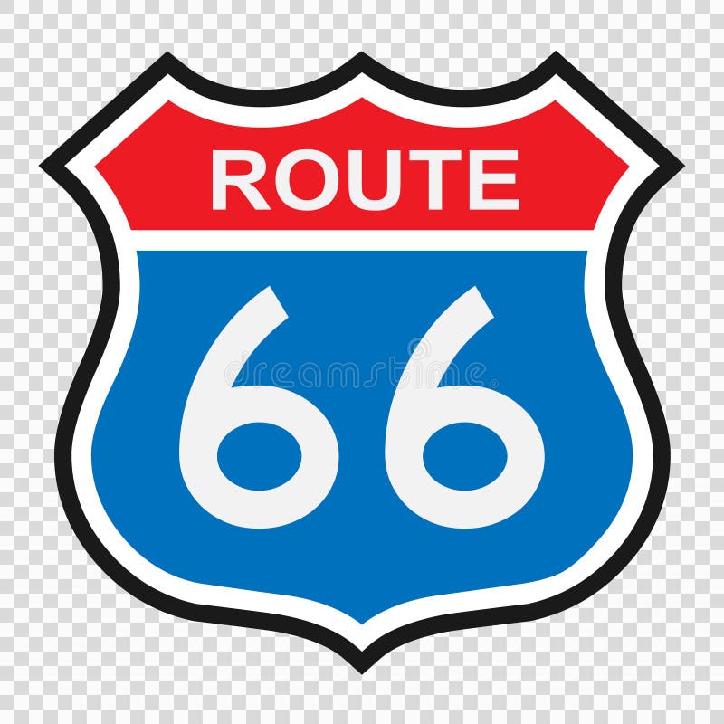 Route 66 stock vector. Illustration of historic, arizona - 18923358