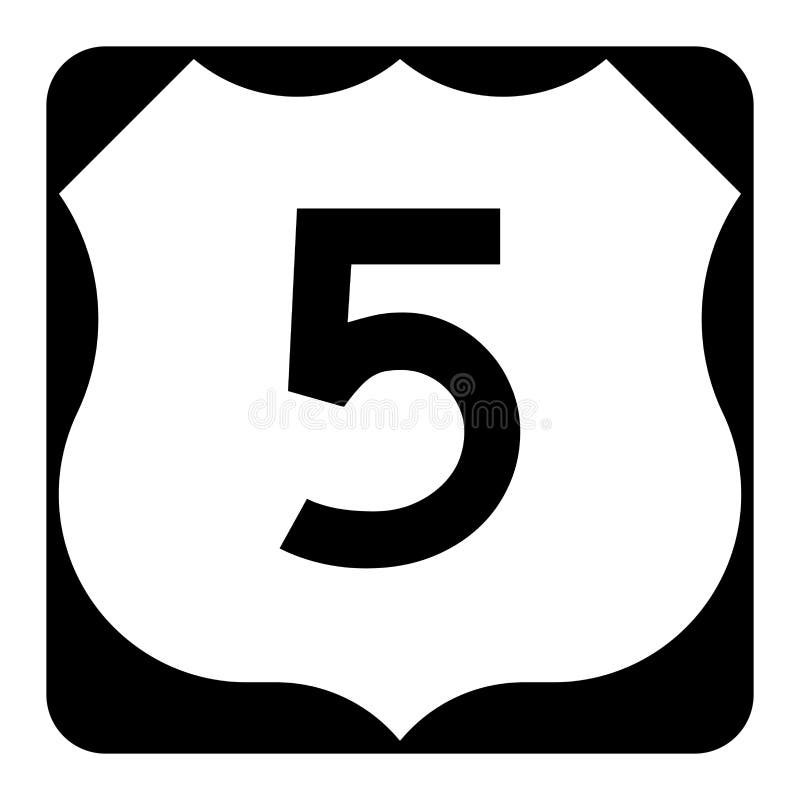 5 Freeway Sign Stock Illustrations – 25 5 Freeway Sign Stock ...