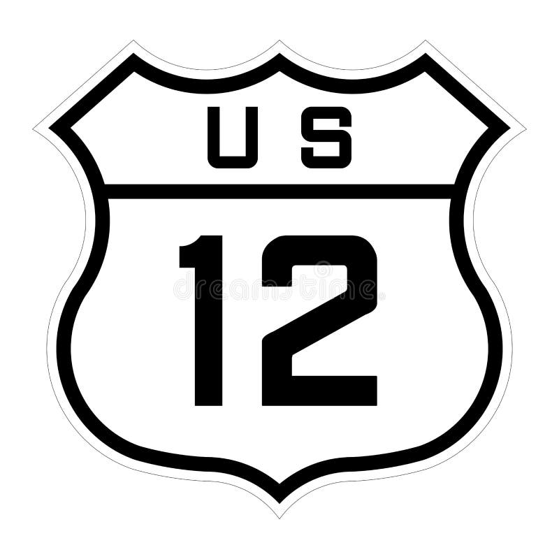 US route 25 sign stock illustration. Illustration of national - 164455945