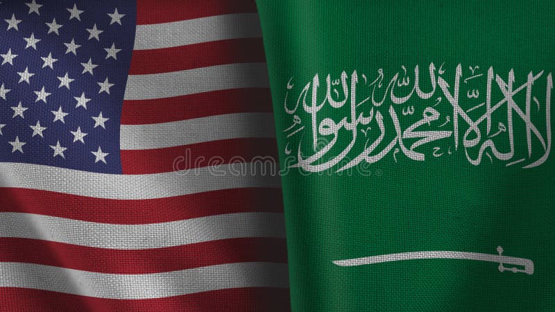 US and Saudi Arabia stock illustration. Illustration of arabia - 248727301