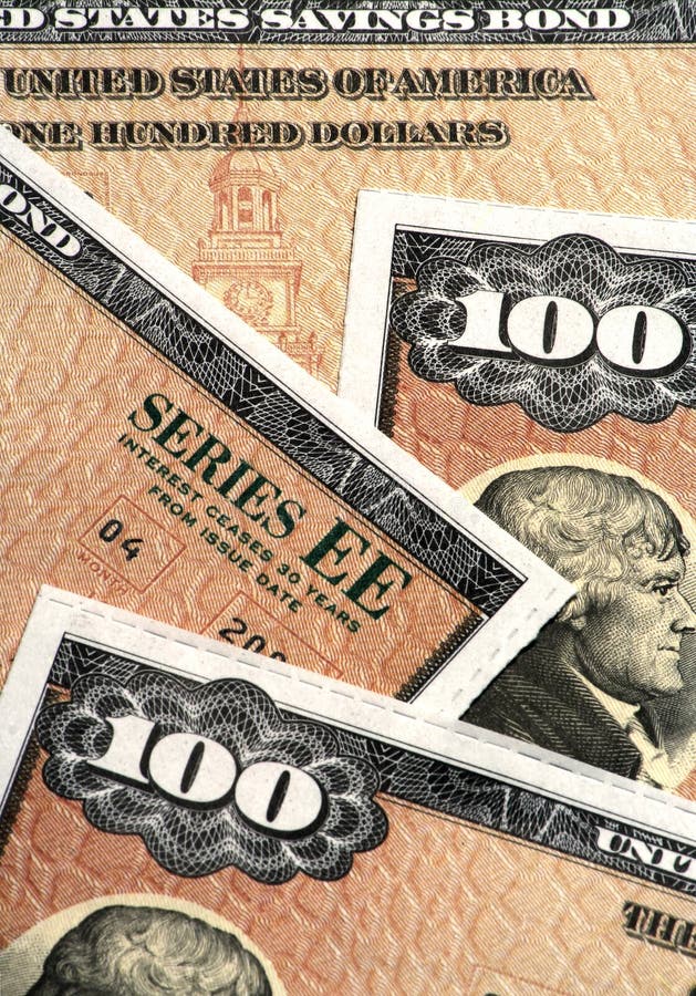 US Savings Bonds Closeup stock photo. Image of united - 1043876