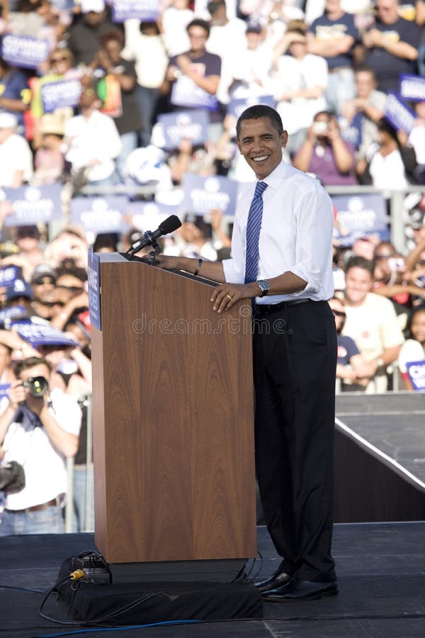 US Senator Barack Obama editorial stock photo. Image of voters - 27065063