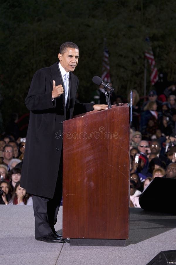 US Senator Barack Obama editorial stock image. Image of democrats ...